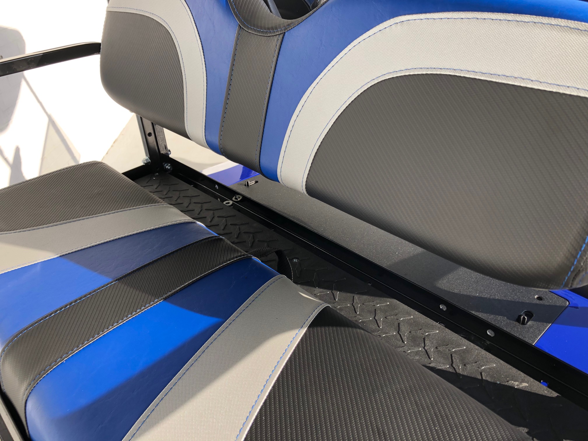 Alpha Blue Lifted Club Car Precedent Golf Cart | Golf Carts - Lifted