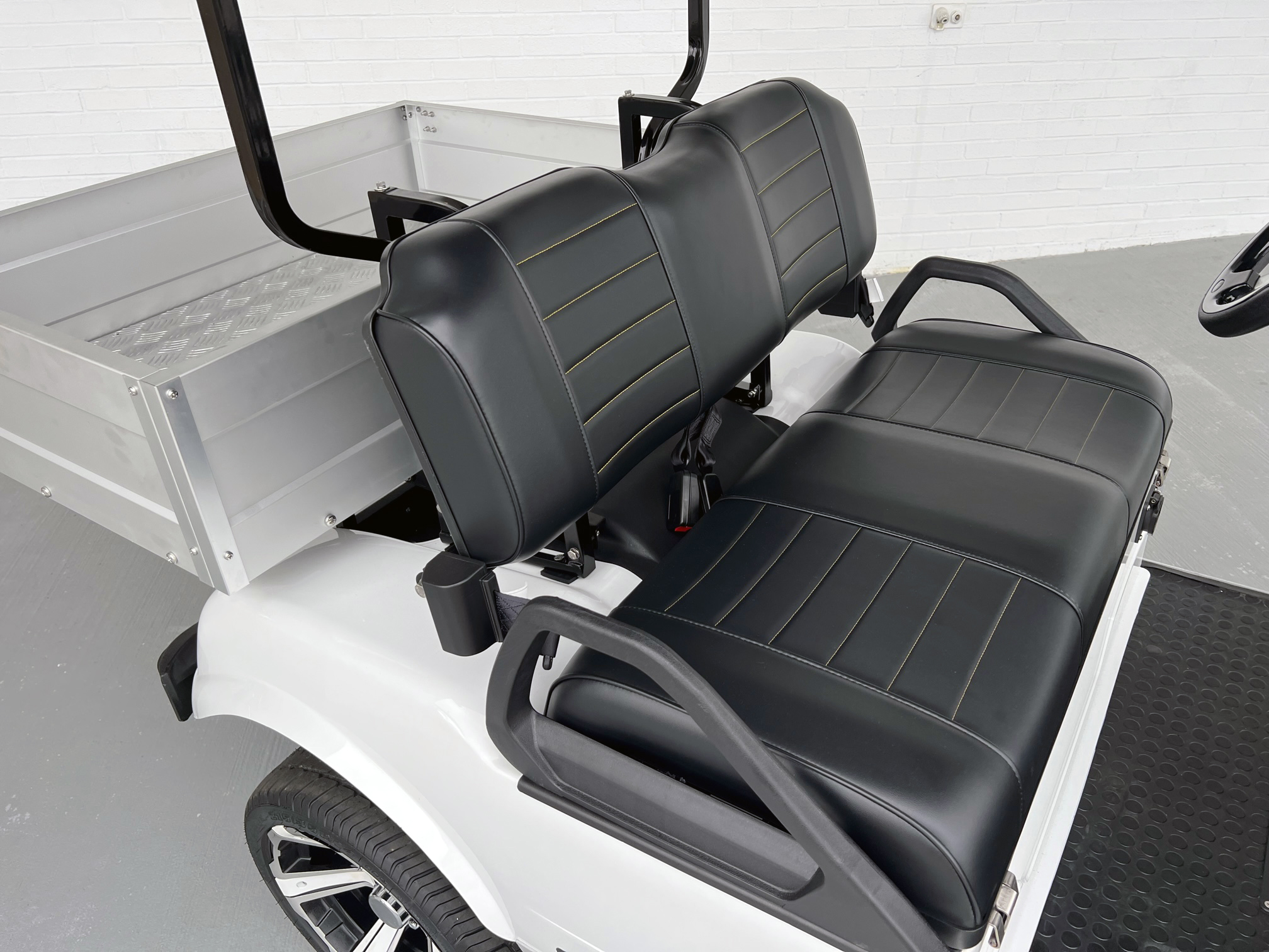 White Evolution Turfman 200 Golf Cart | Golf Carts - Lifted