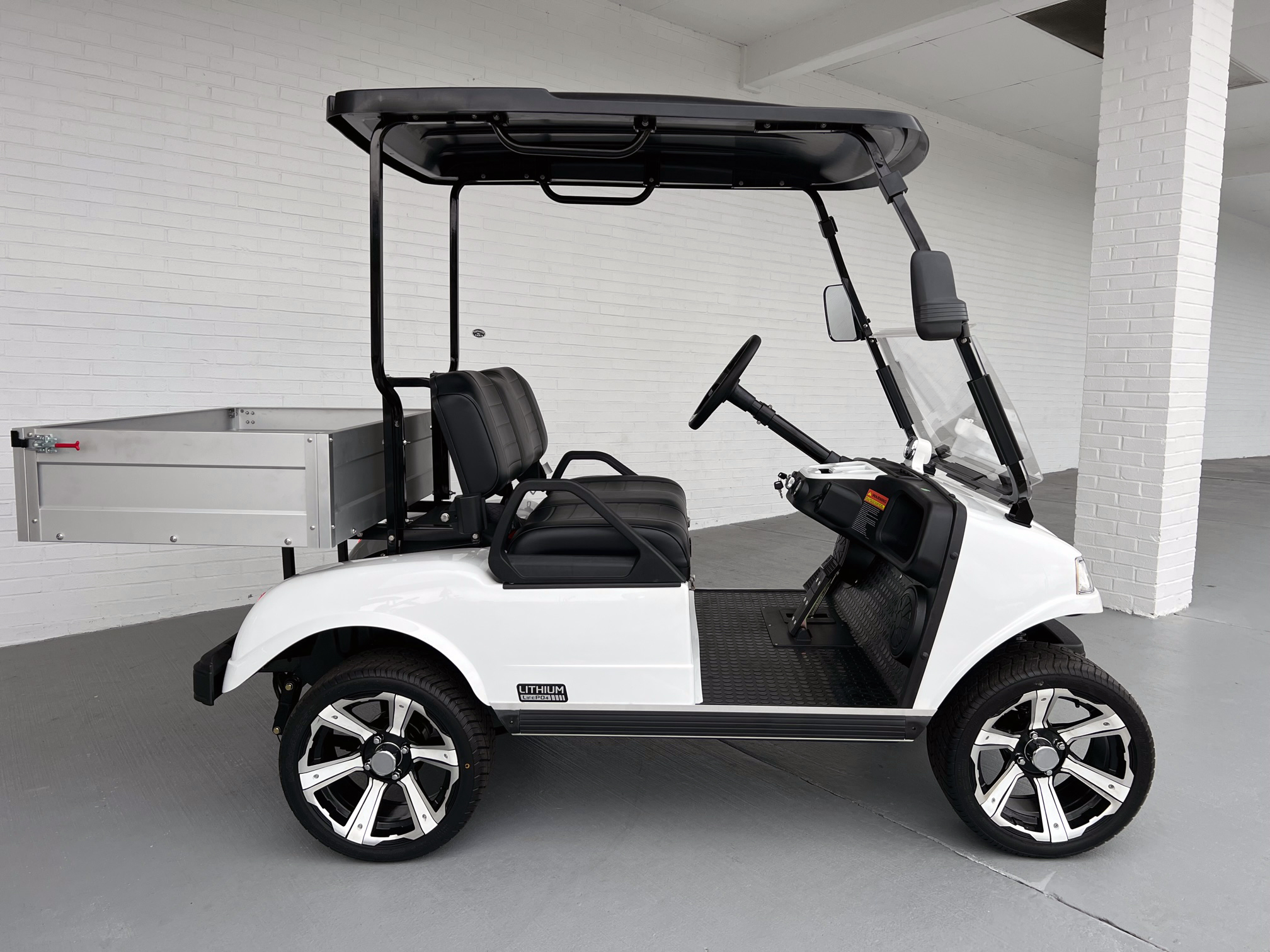 White Evolution Turfman 200 Golf Cart | Golf Carts - Lifted