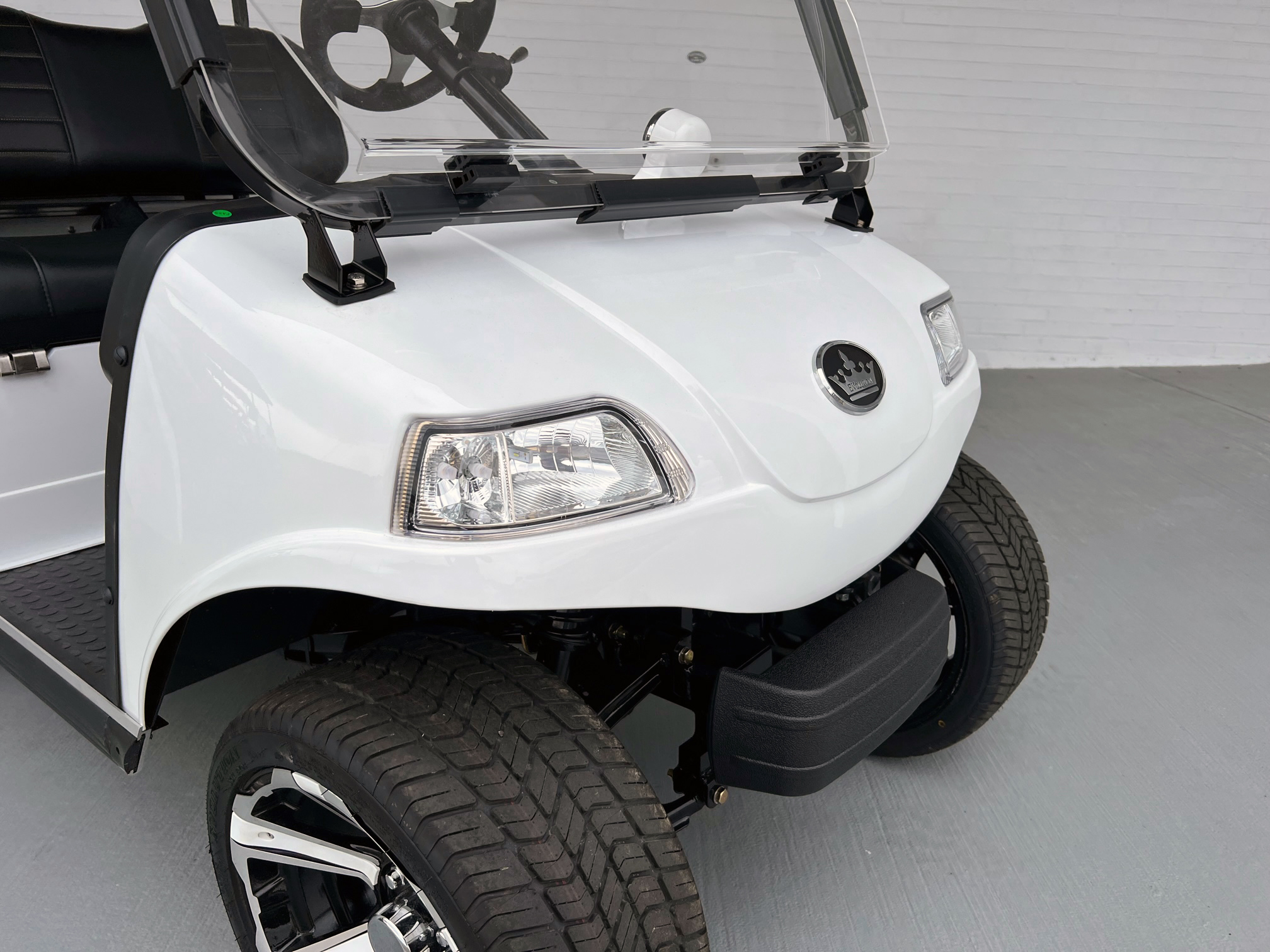 White Evolution Turfman 200 Golf Cart | Golf Carts - Lifted