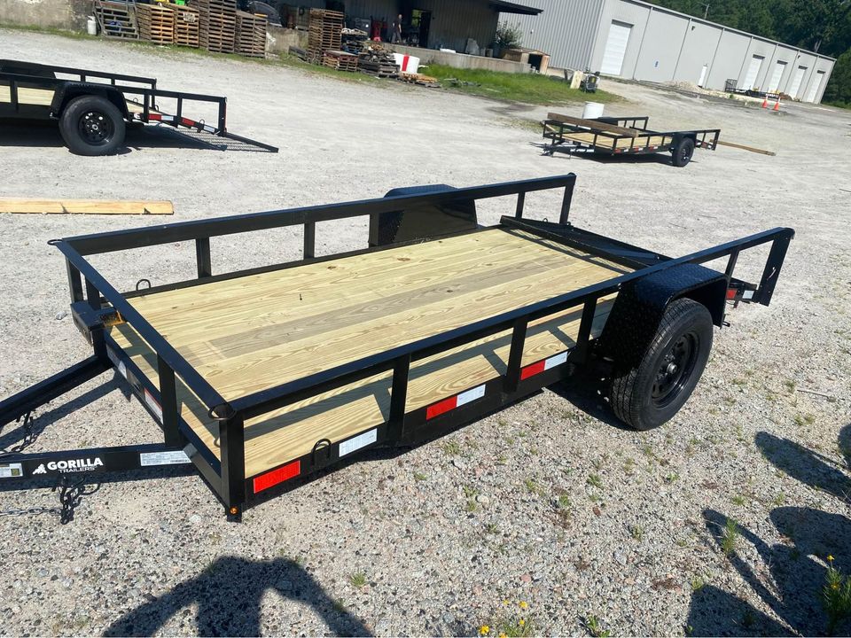 Gorilla 6 x 10 Dovetail Single Axle Utility Trailer | Gorilla Trailers